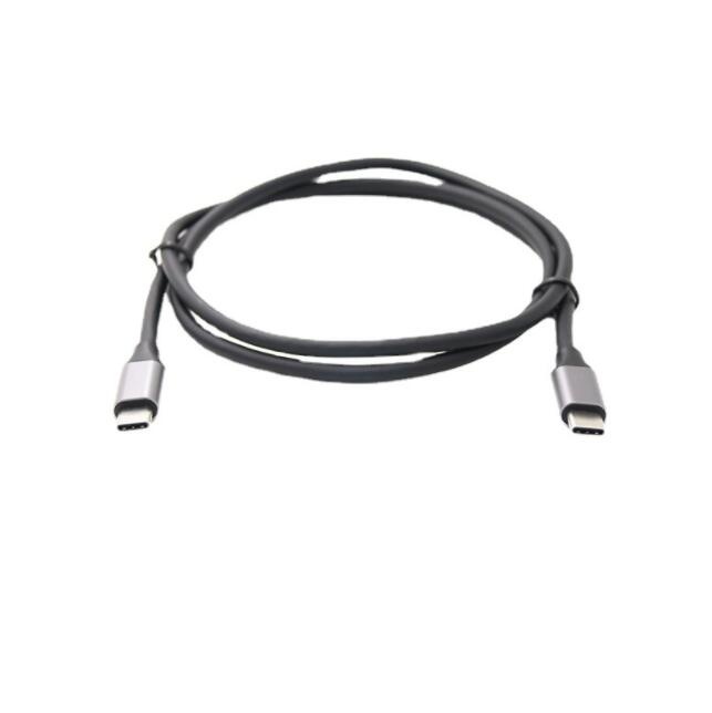 metal shell USB C male to USB C male data transfer power charge cable