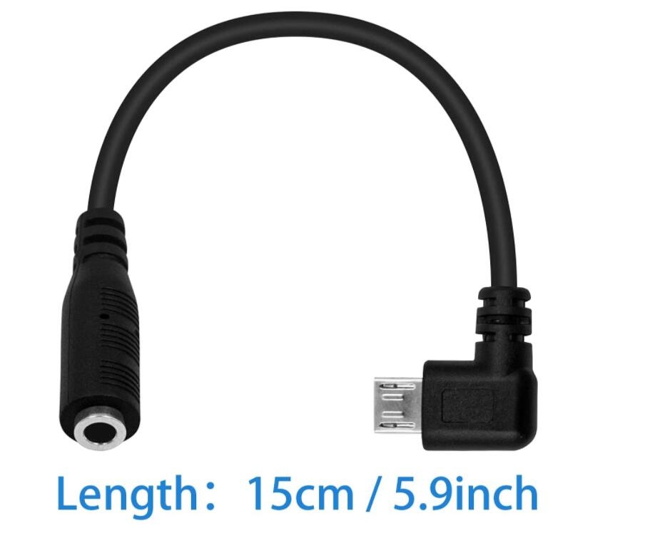 Micro USB to 3.5mm Jack Audio Adapter Cable