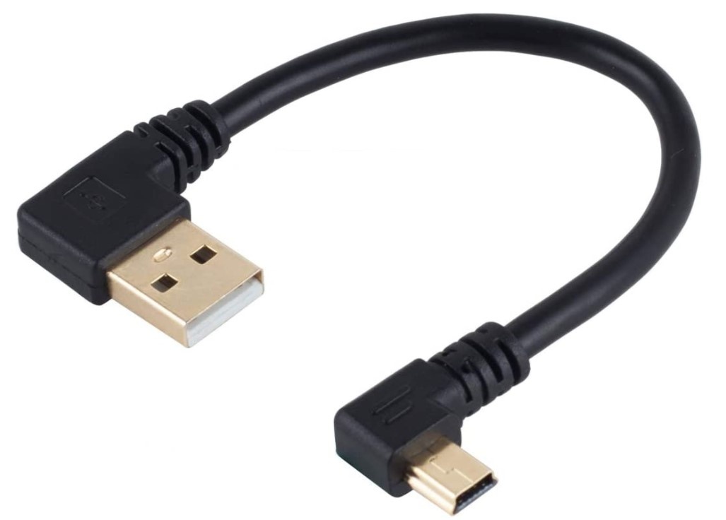 6 Inch USB Male to Mini USB Male Short Cabl