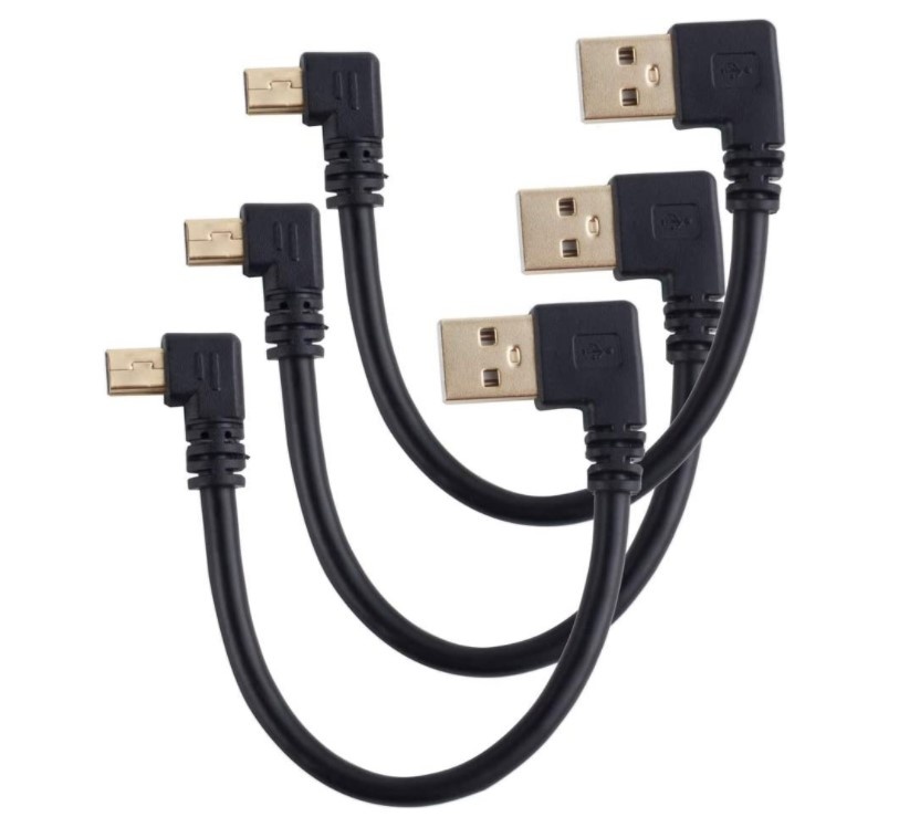 6 Inch USB Male to Mini USB Male Short Cabl