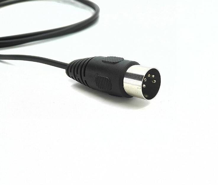 5 Pin Din MIDI Plug to 3.5mm(1/8in) TRS Stereo Male Jack Stereo Audio ...