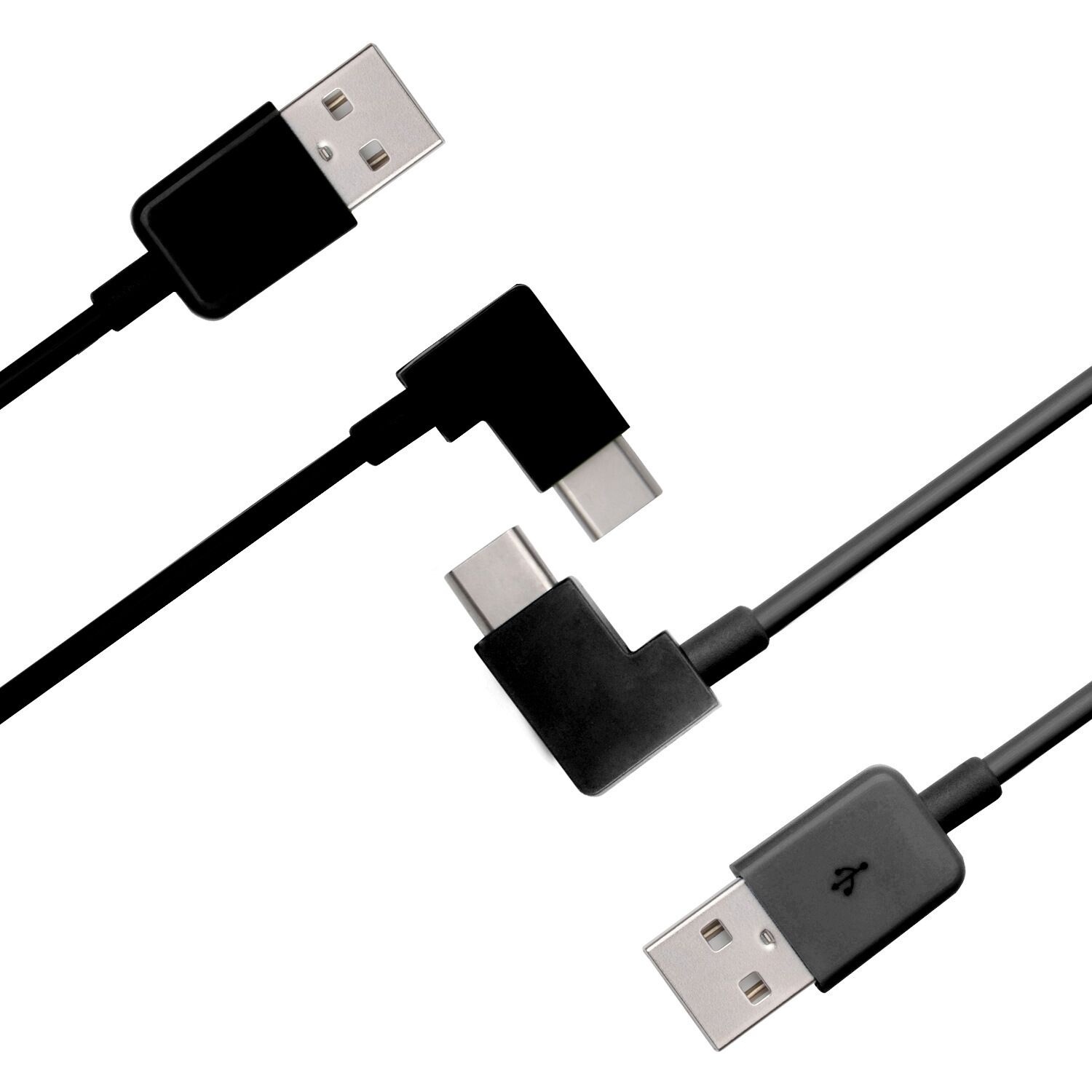 90 degree USB Type C power charge data transfer cable