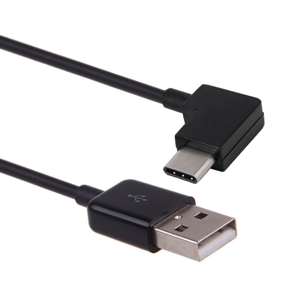 90 degree USB Type C power charge data transfer cable