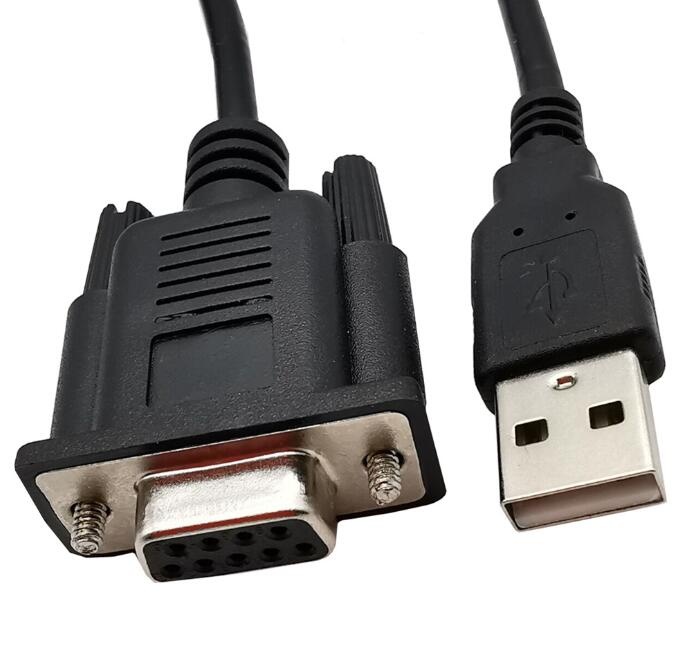 USB to RS232 Serial Adapter, USB A Male to DB9 Pin Female Serial ...