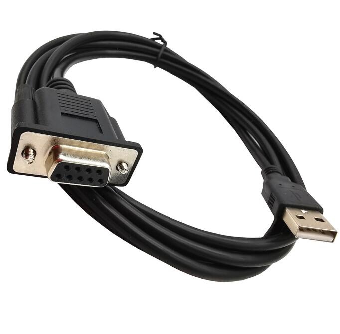 USB to RS232 Serial Adapter, USB A Male to DB9 Pin Female Serial ...
