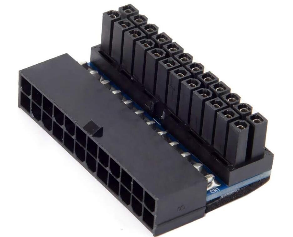 24Pin Female to 24pin Male 90 Degree Power Adapter Compatible for ...