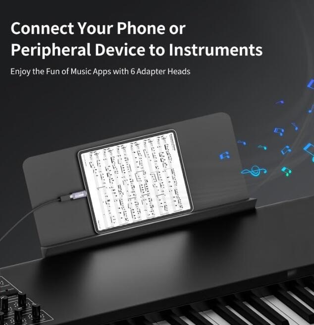 MIDI Female to USB-C Adapter