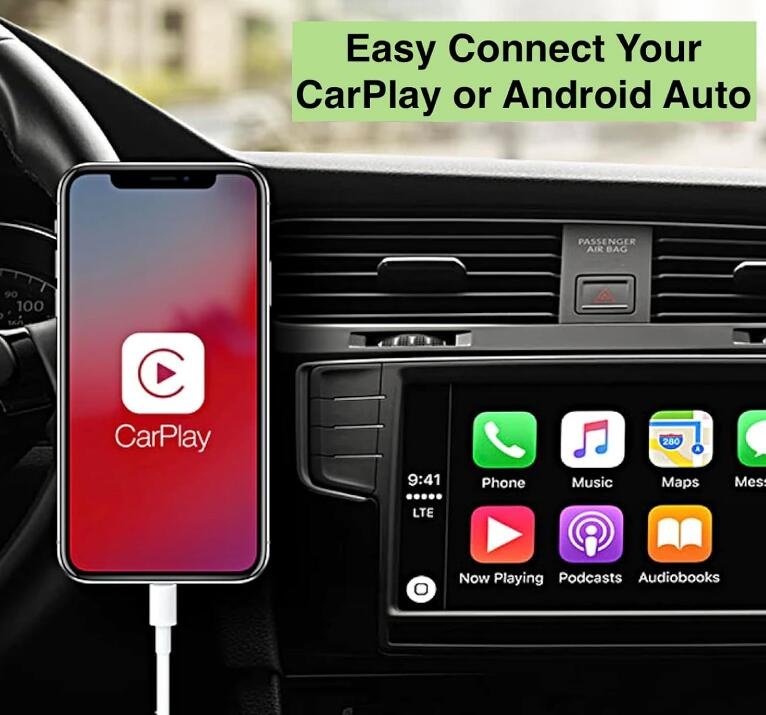 Short USB to USB C CarPlay Cable 1.15ft