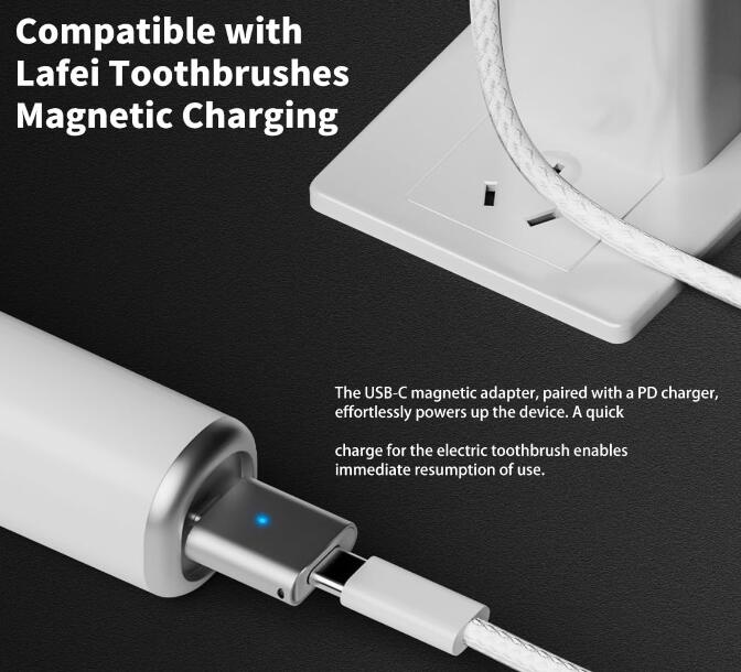 USB-C to Magnetic Charging 3 Pin Adapter for Electric
