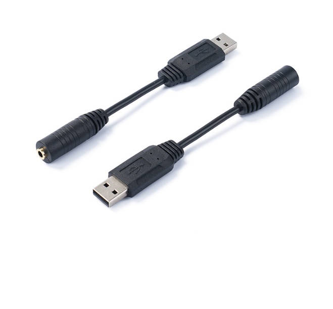 USB to Aux Cable with TRRS 4-Pole Mic-Supported USB to Headphone AUX ...