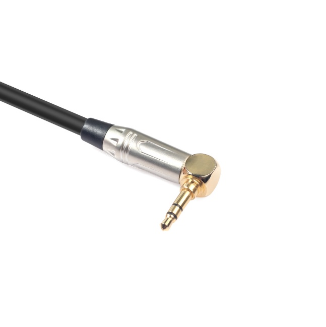 90 degree 3.5mm male to XLR Male cable 30cm