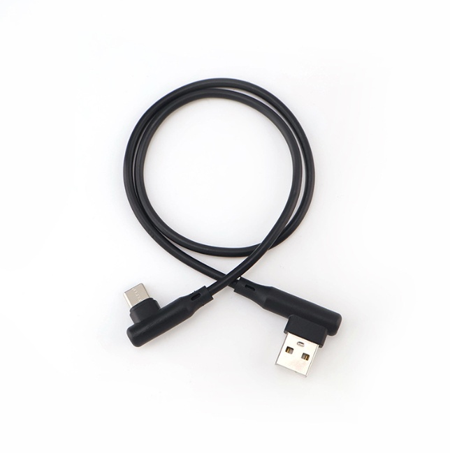 angle usb c to angle usb A power charge data transfer cable