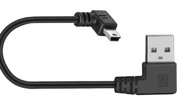 Angle Mini usb 5pin cable