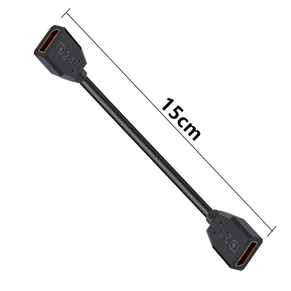 16K Displayport female to Displayport female 2.1V Cable