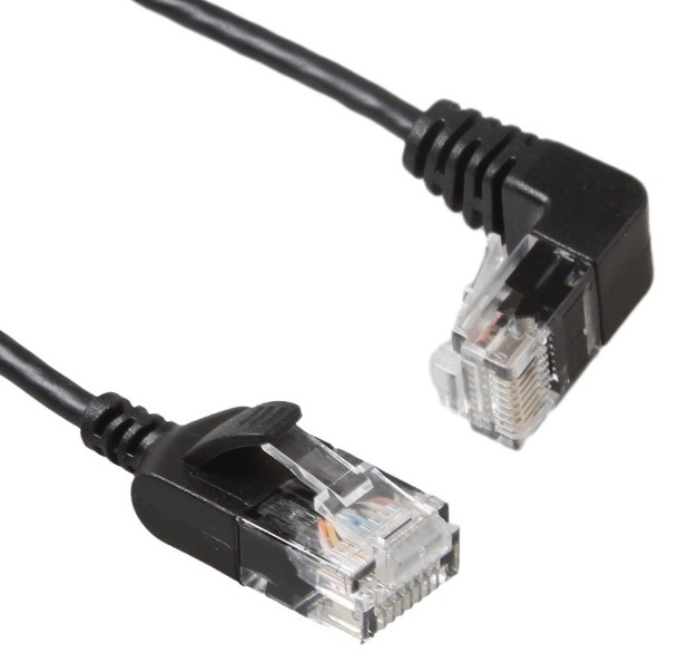 90 degree RJ45 Male to RJ45 Male cable 30cm CABLETOLINK