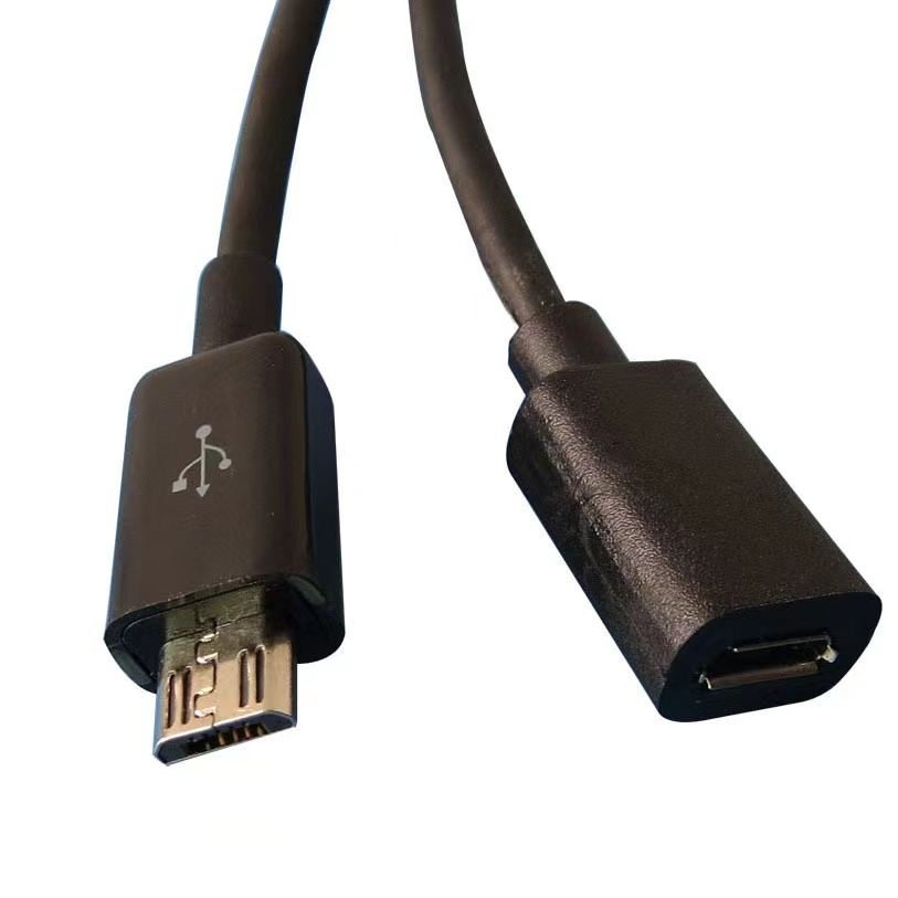 30cm Micro usb 5pin male to Micro usb 5pin female extension cable