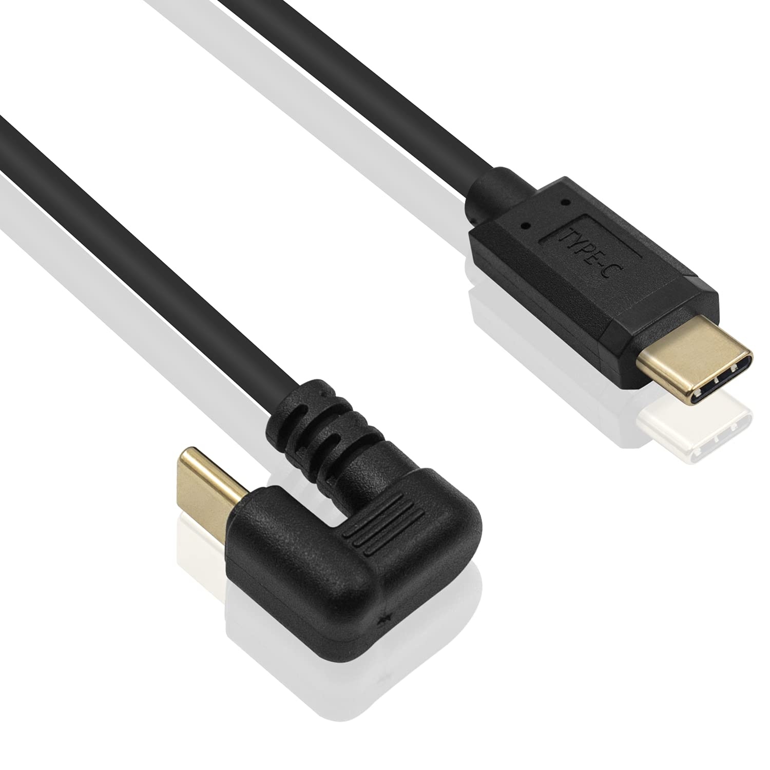 sping U shape angle USB C male to USB C male data transfer power charge ...
