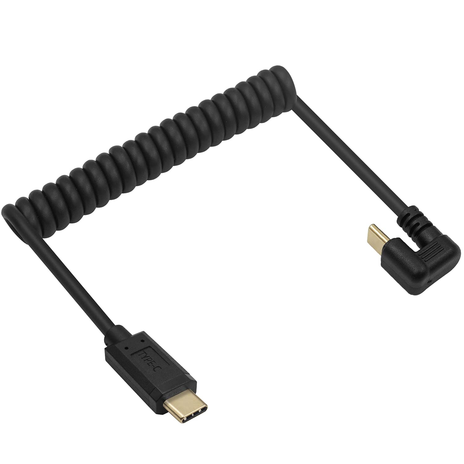 sping U shape angle USB C male to USB C male data transfer power charge ...